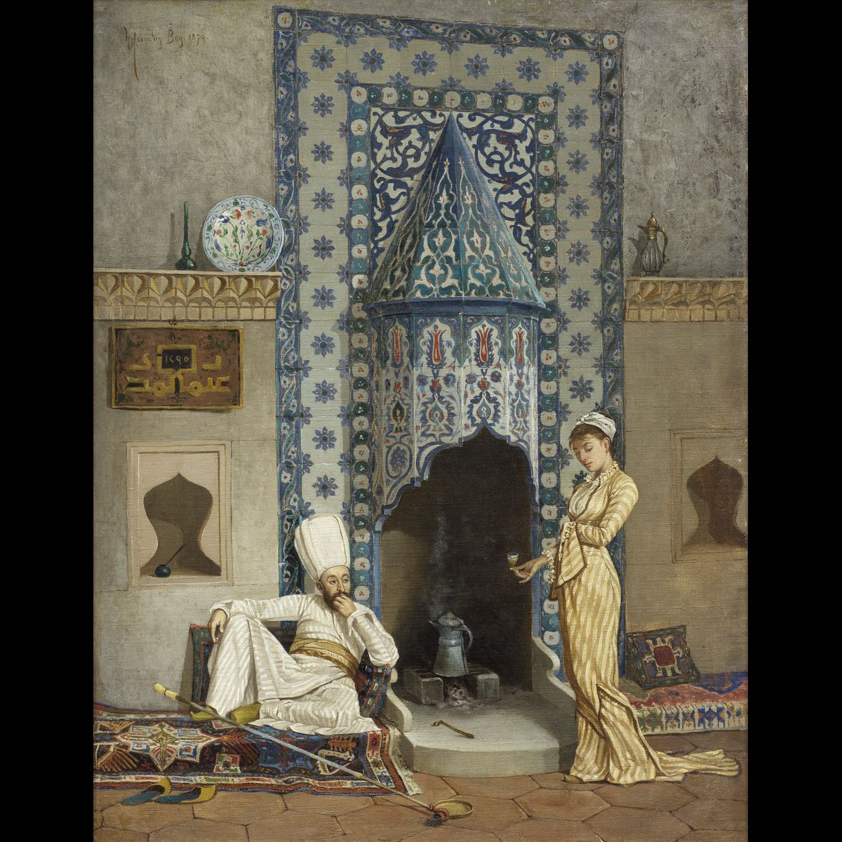 A Closer Look | Osman Hamdi Bey, The Hearth