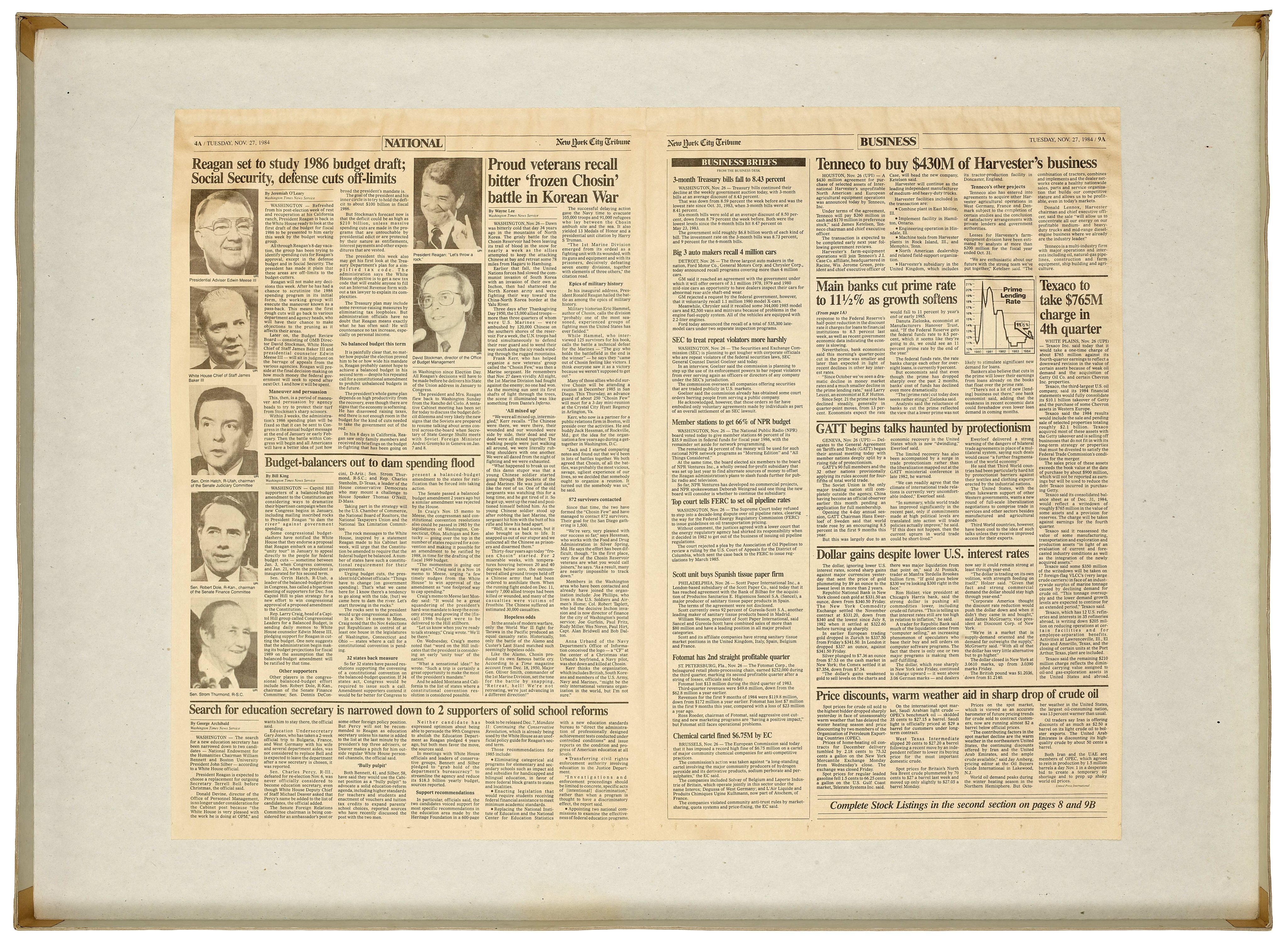 The Clock Stops Twice: Four Decades Later, On Kawara's NOV. 27, 1984 ...