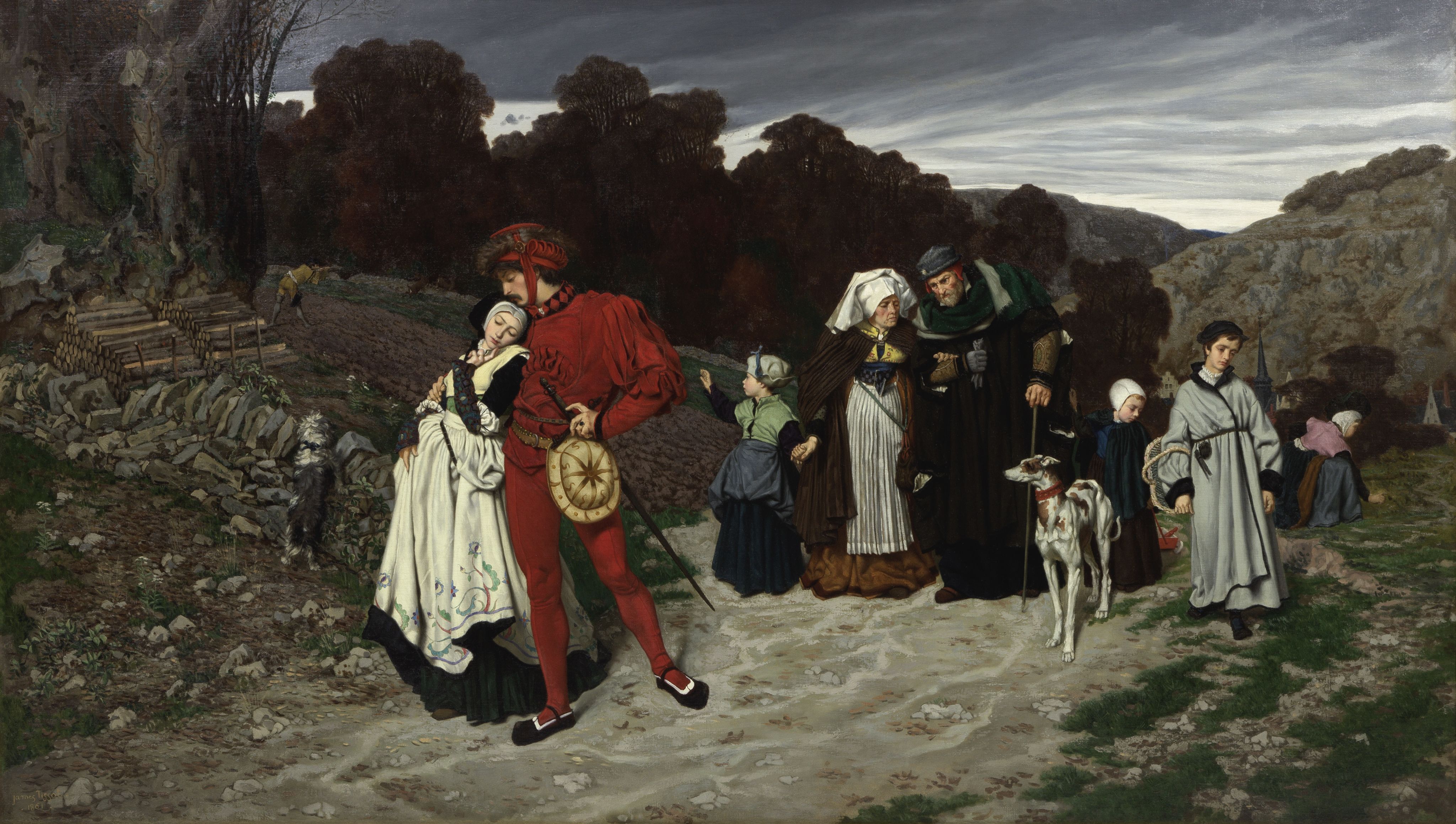 The Long Goodbye: Emotional Farewells in 19th Century Art